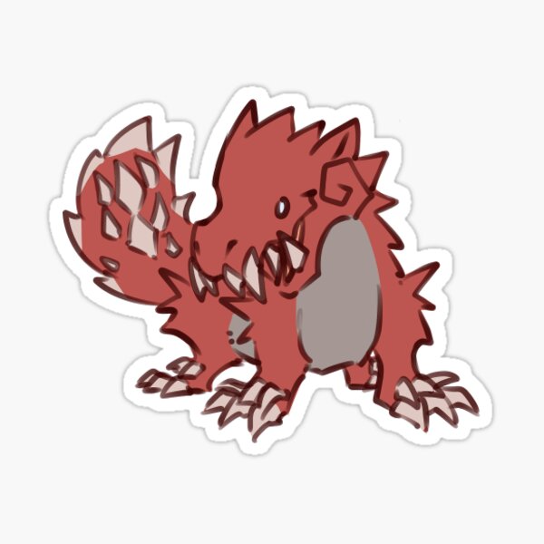 "Monster Hunter Odogaron" Sticker for Sale by mil17459623 | Redbubble