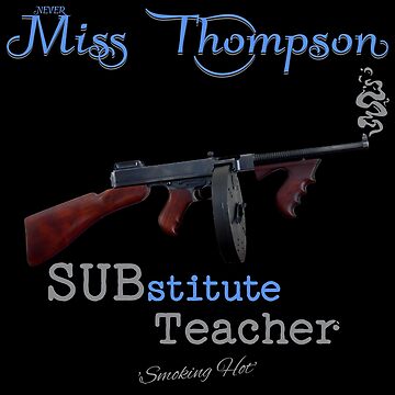 "MISS THOMPSON II" Sticker for Sale by BabaSoti | Redbubble