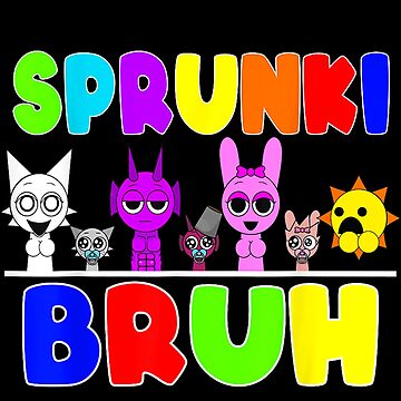 "Sprunki Beats Funny Sprunki Game Bruh" Sticker for Sale by KAVENTOR ...