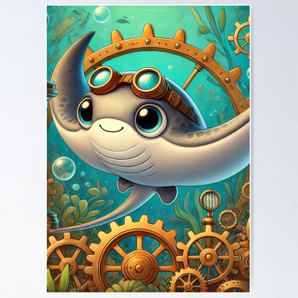 Marine Steampunk Posters for Sale | Redbubble