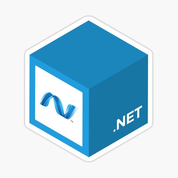 "Programming Skill Cube - .NET" Sticker for Sale by Lukiane | Redbubble