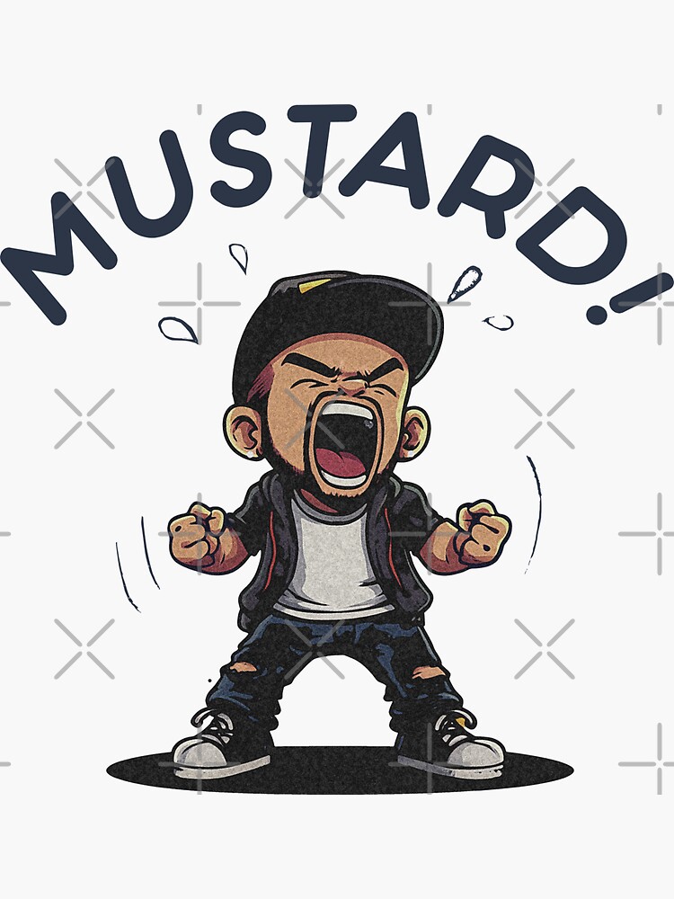 "Kendrick Lamar Mustard Meme M0589" Sticker for Sale by TorrieSchoebel ...