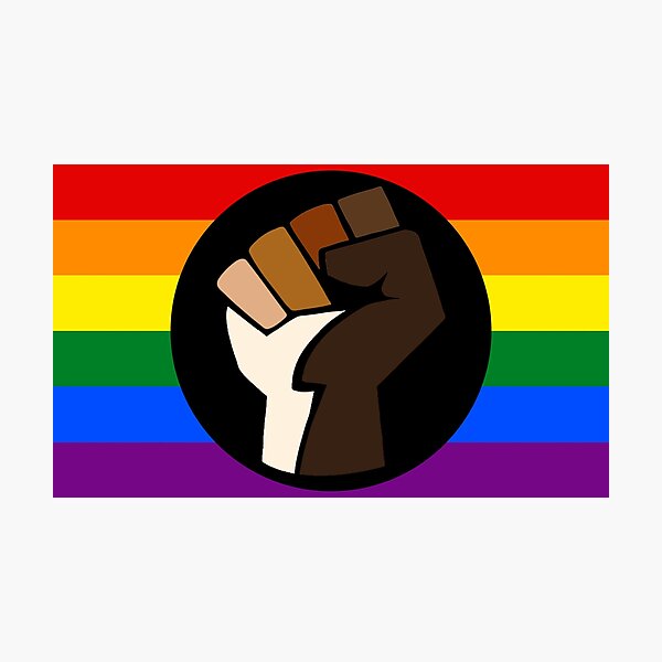 "Intersectional Pride Flag" Photographic Print for Sale by dru1138 ...