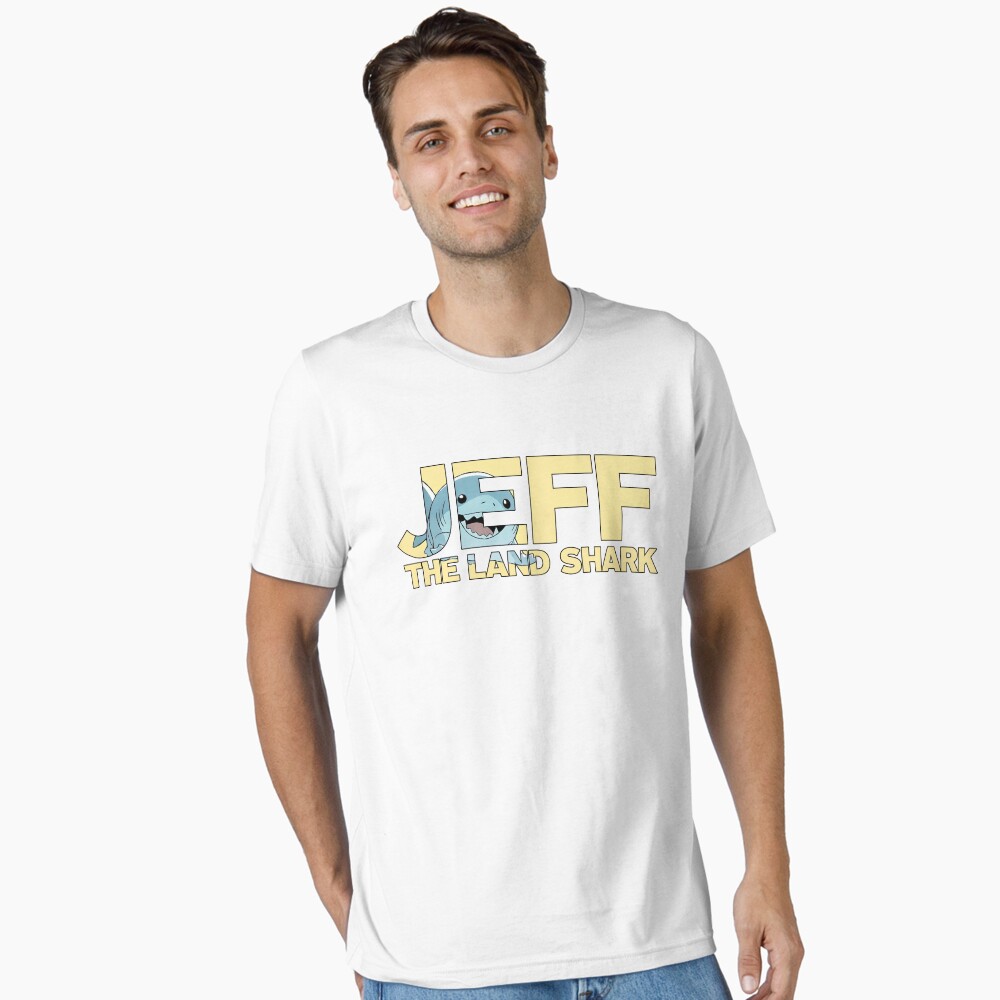 "Jeff the Land Shark" Sticker for Sale by maivilPOD | Redbubble