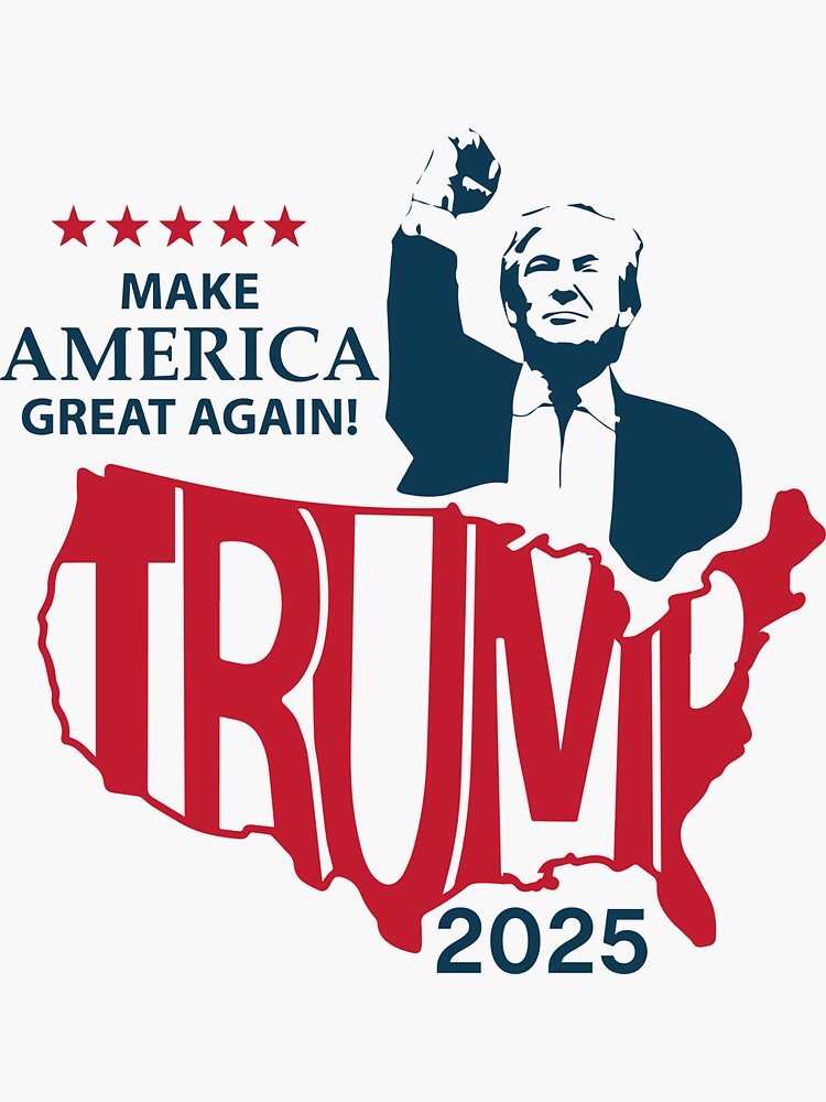 "Trump 2025 Make America Great again, MAGA 2025, republican trump rally ...