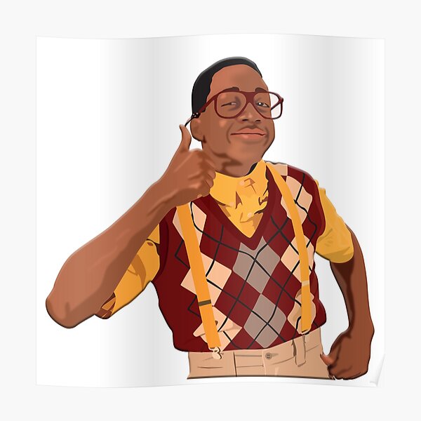Poster « Steve Urkel de la série télévisée "Family Matters" », par ...