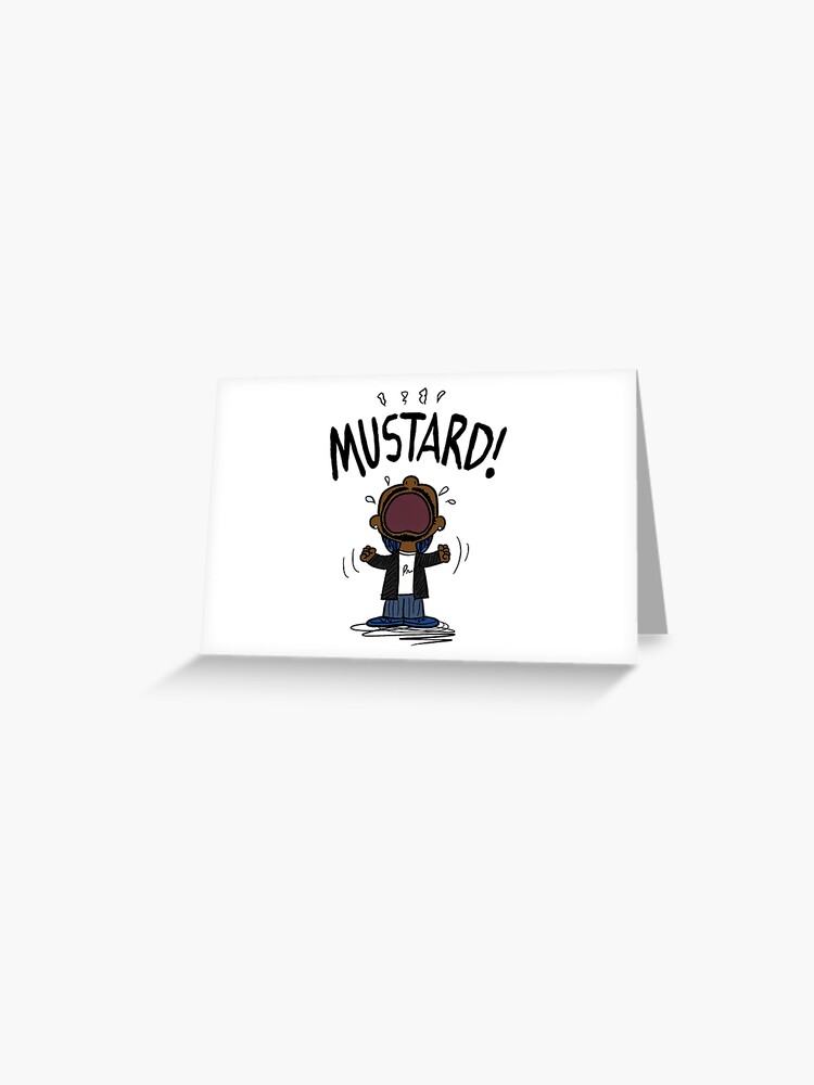 "Kendrick Lamar Mustard, Tv Off Lyrics" Greeting Card for Sale by ...