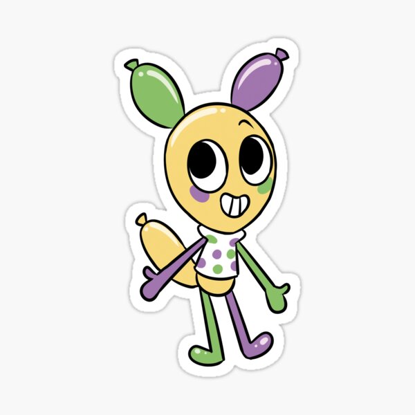 "Dandy's World toon baloon Looey from roblox" Sticker by LumiLemon ...