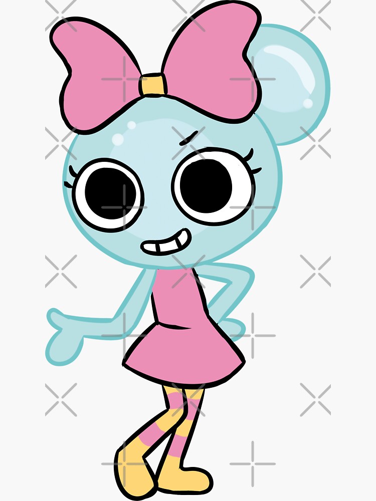 "Dandy's World toon Poppy from roblox" Sticker by LumiLemon | Redbubble