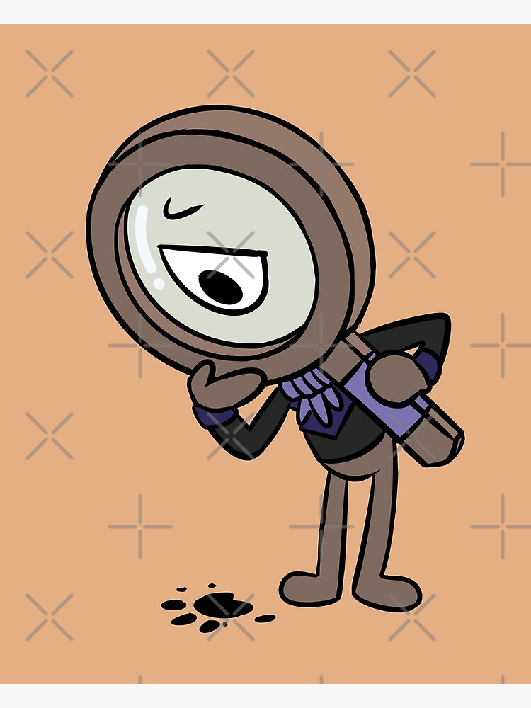 "Dandy's World toon magnifying glass Rodger from roblox" Poster by ...