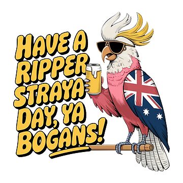 "Aussie Australia Day Funny - "Ripper Straya Day Bogan 90s Bootleg ...