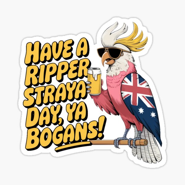 "Aussie Australia Day Funny - "Ripper Straya Day Bogan 90s Bootleg ...