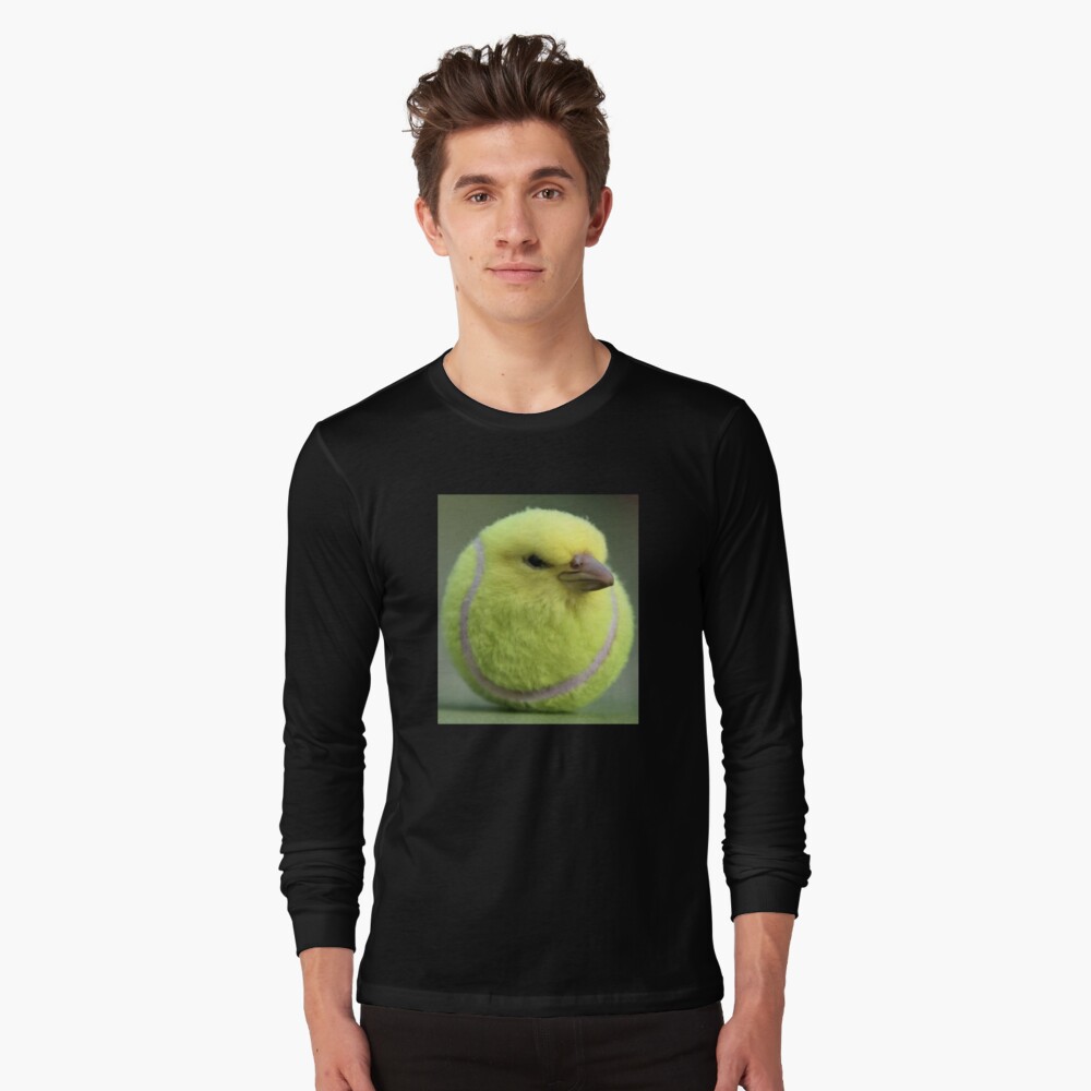 "Tennis Ball Bird. Funny Ball Bird Meme. Bird With Balls Viral Brainrot ...