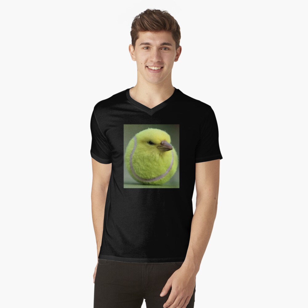 "Tennis Ball Bird. Funny Ball Bird Meme. Bird With Balls Viral Brainrot ...