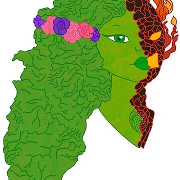 "Two Halves: Te Fiti & Te Ka / The Sequel" Sticker for Sale by mmdr07 ...