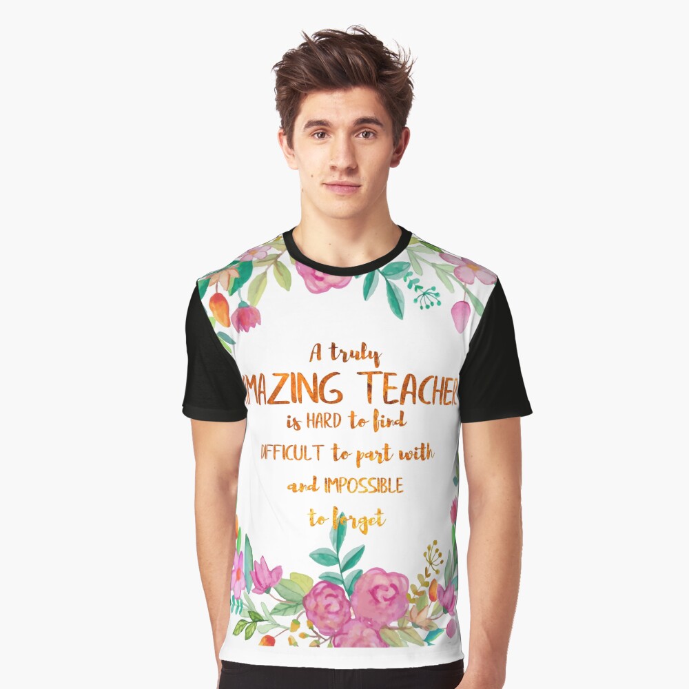 "A truly amazing teacher is hard to find Quote / Teacher Gift / Teacher ...