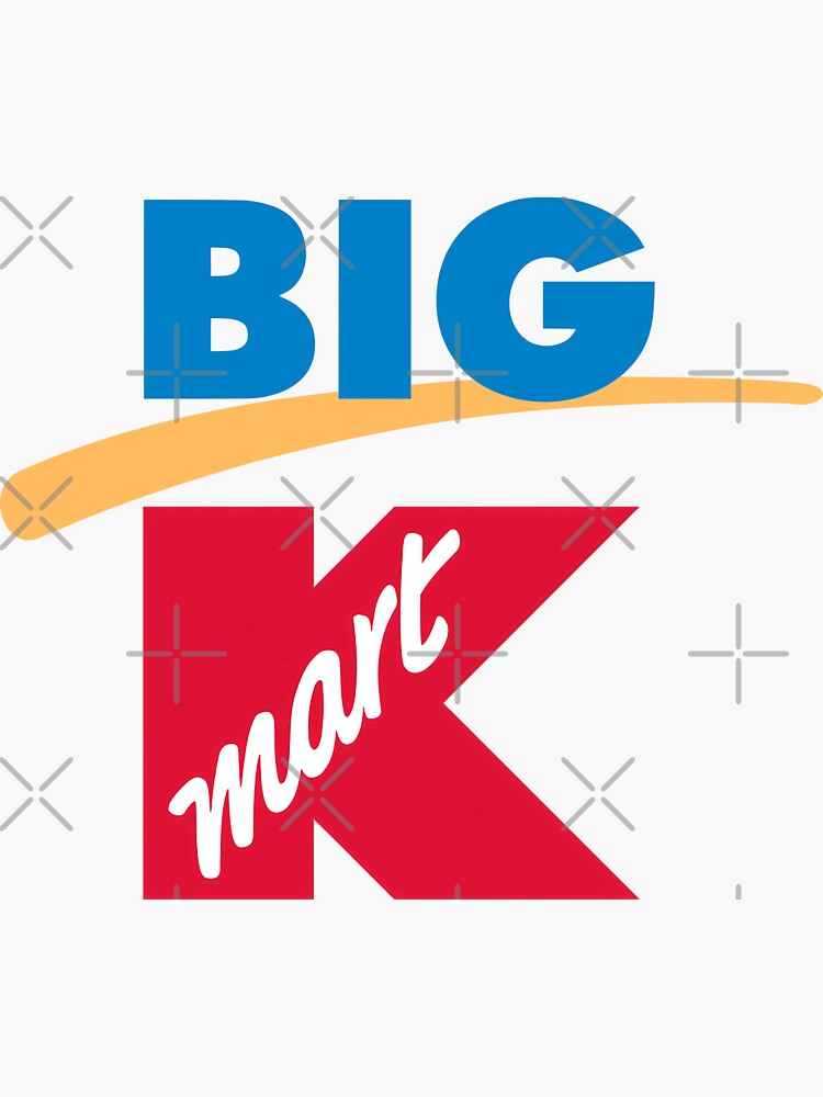 "Big Kmart logo" Sticker for Sale by TheRDA | Redbubble