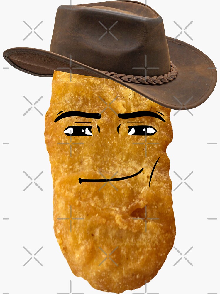 "cowboy nugget cotton eye joe omega food" Sticker for Sale by ...