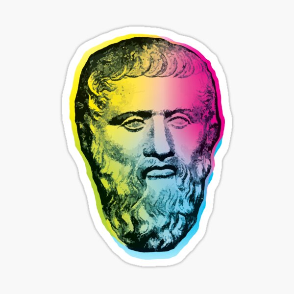 "Plato" Sticker by gifrancis | Redbubble