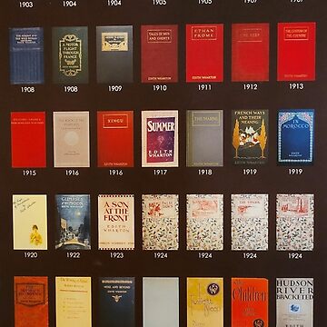 "Edith Wharton First Editions" Sticker for Sale by Atlastracer | Redbubble