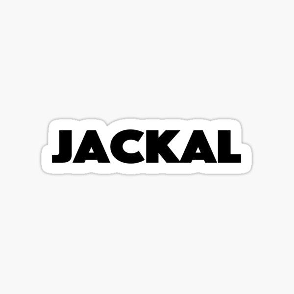 "Jackal" Sticker by At349ks3d | Redbubble