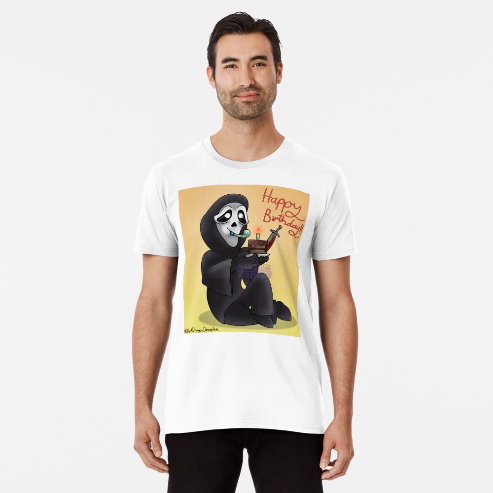 "Happy Birthday From Ghostface! (Scream)" Sticker for Sale by Deception ...