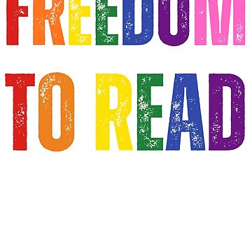 "Freedom to Read - Brought to you by Libraries - for Black coloured ...