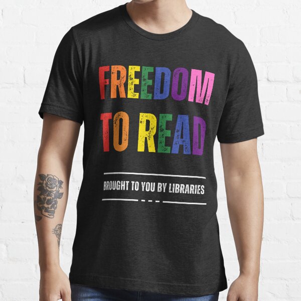 "Freedom to Read - Brought to you by Libraries - for Black coloured ...