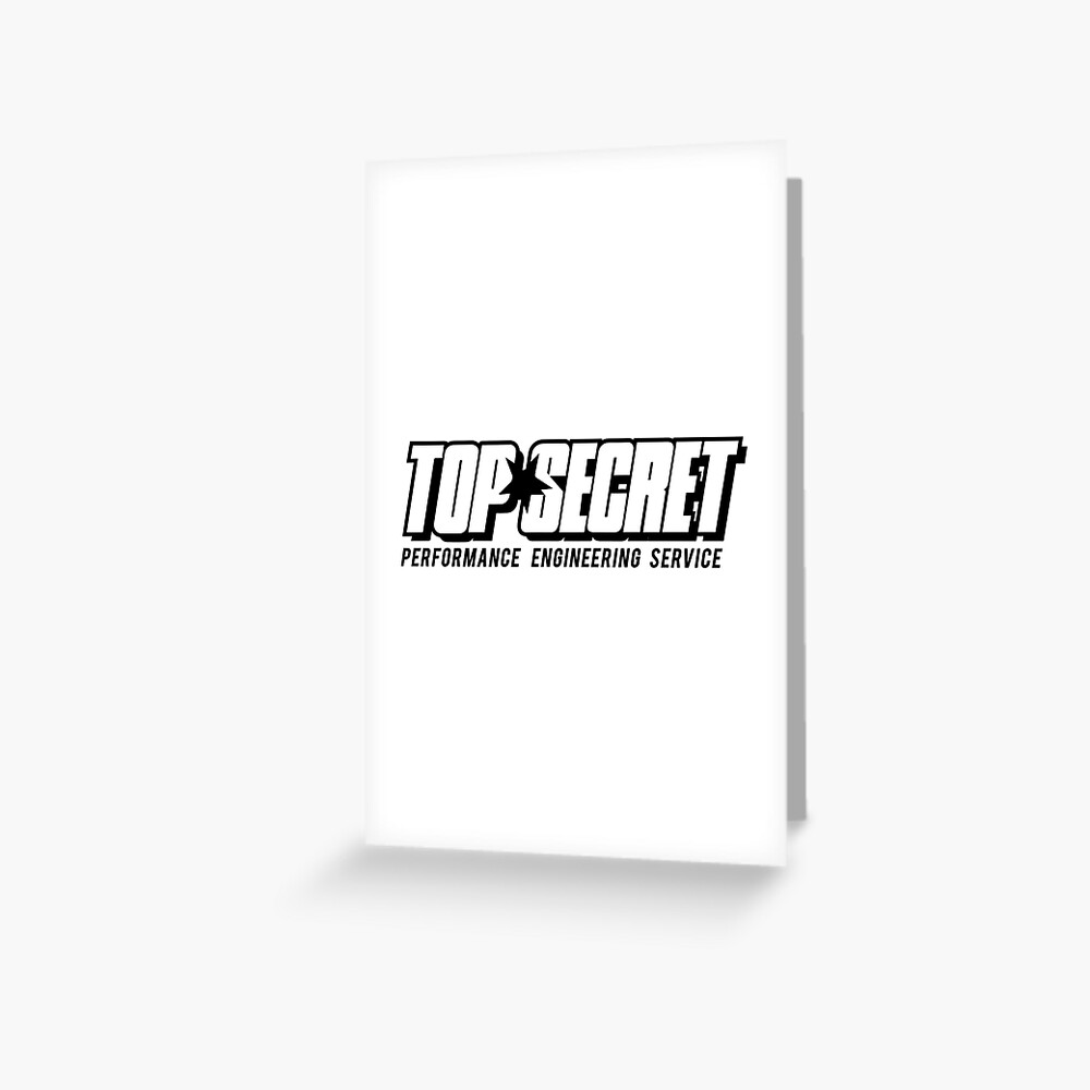 "TOP SECRET JAPAN" Greeting Card by JDMShop | Redbubble
