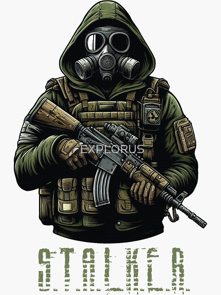 "Stalker - S.T.A.L.K.E.R. Warrior" Sticker for Sale by EXPLORUS | Redbubble