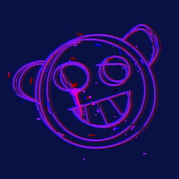 "Jinx Bear Scribble" Sticker for Sale by dnyartvision | Redbubble