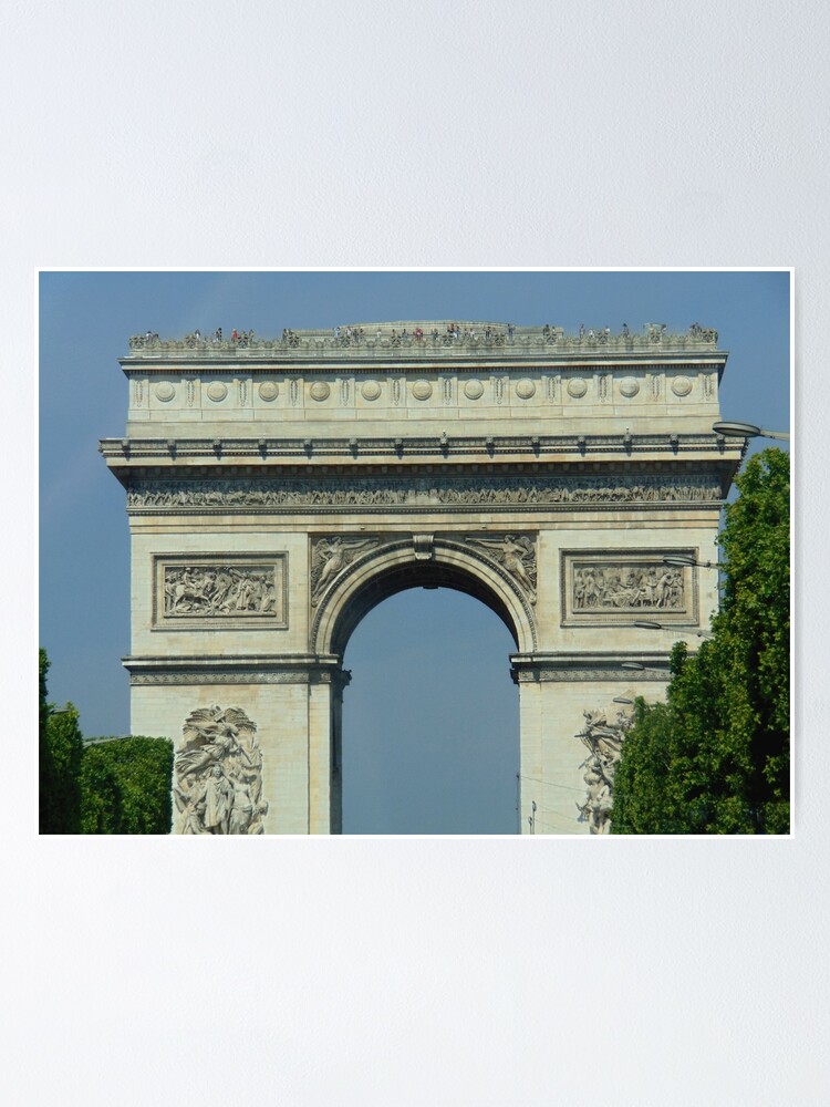 "The Arc de Triomphe" Poster by Frogmuse | Redbubble