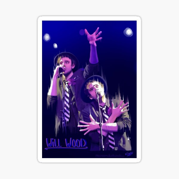 "Will Wood Fan Made Artwork" Sticker for Sale by SHWW | Redbubble
