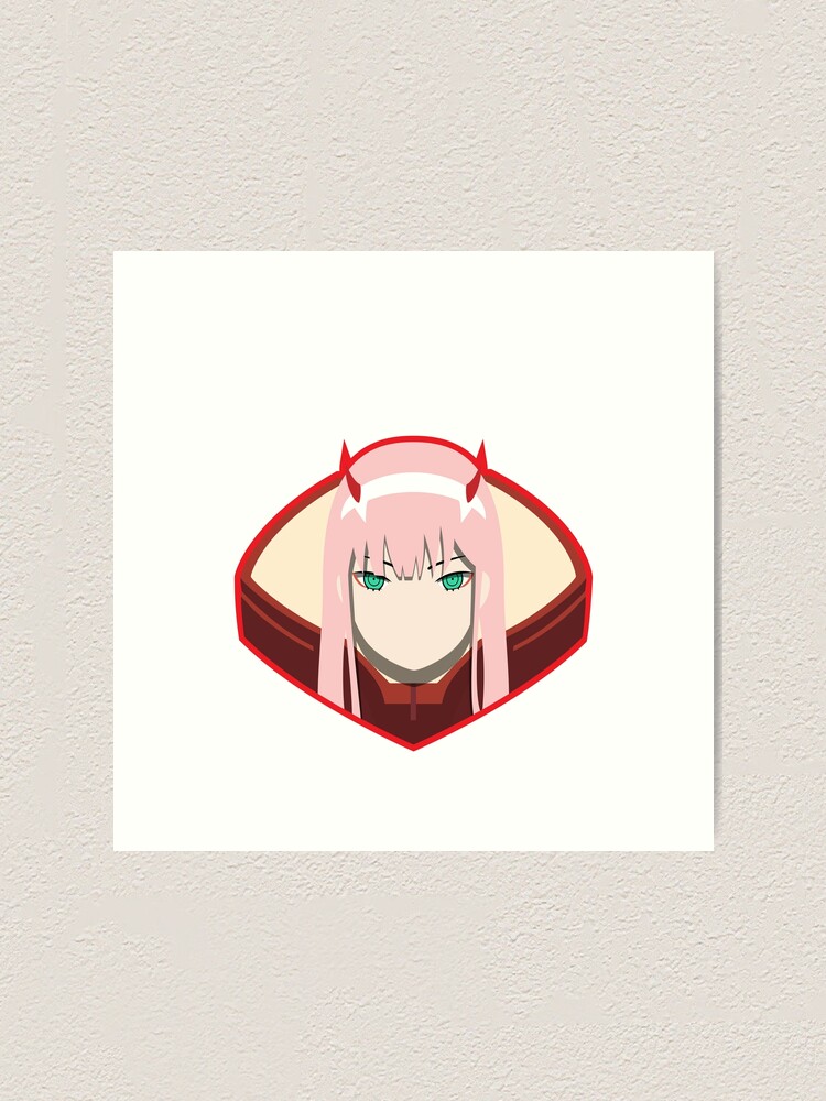 "02 Darling in the FranXX Simple Vector" Art Print for Sale by AkbarMna ...