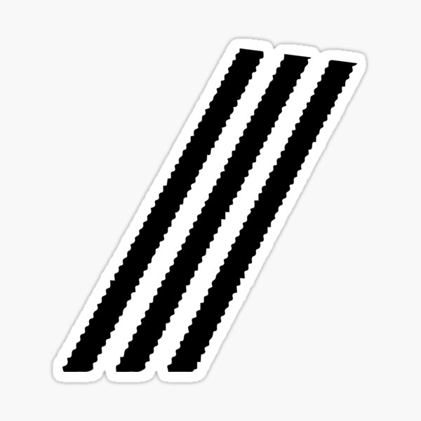 "Three stripes" Sticker by Vindicatio | Redbubble