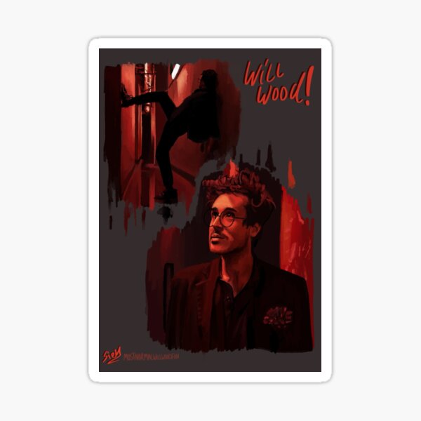 "Will Wood Fan Artwork design" Sticker for Sale by SHWW | Redbubble