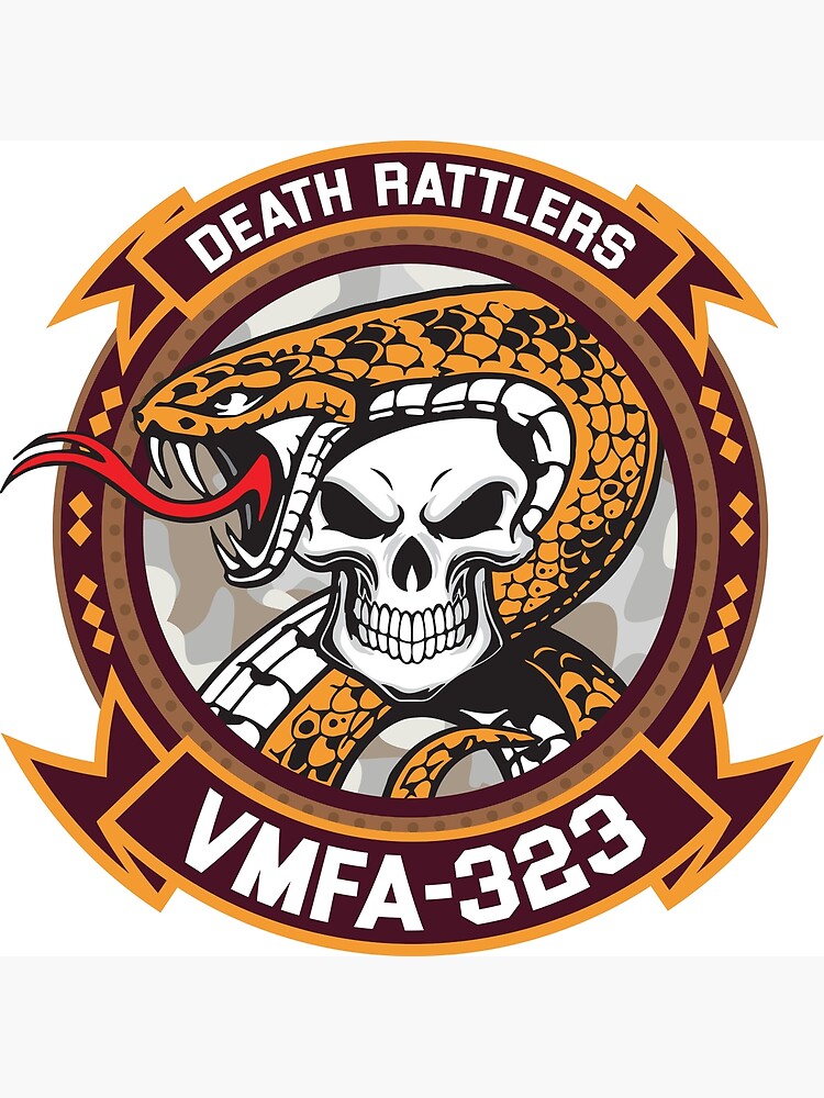 "VMFA-323 Death Rattlers (updated)" Poster for Sale by ahhgooosta ...