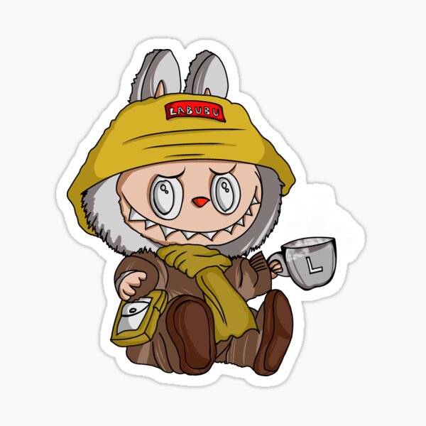 "Labubu drink" Sticker for Sale by DimasCandra | Redbubble
