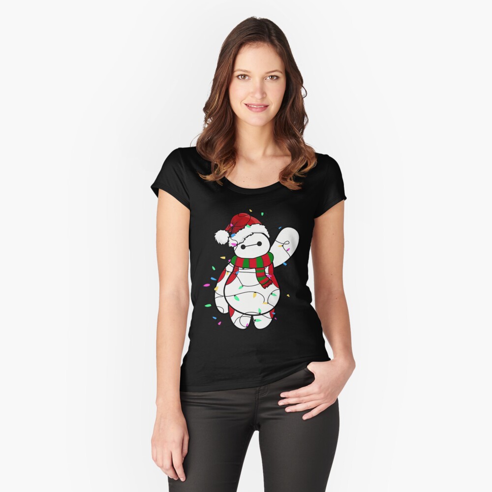 "Santa Baymax Robot Chirstmas Design" Sticker for Sale by AmeliaMahon ...