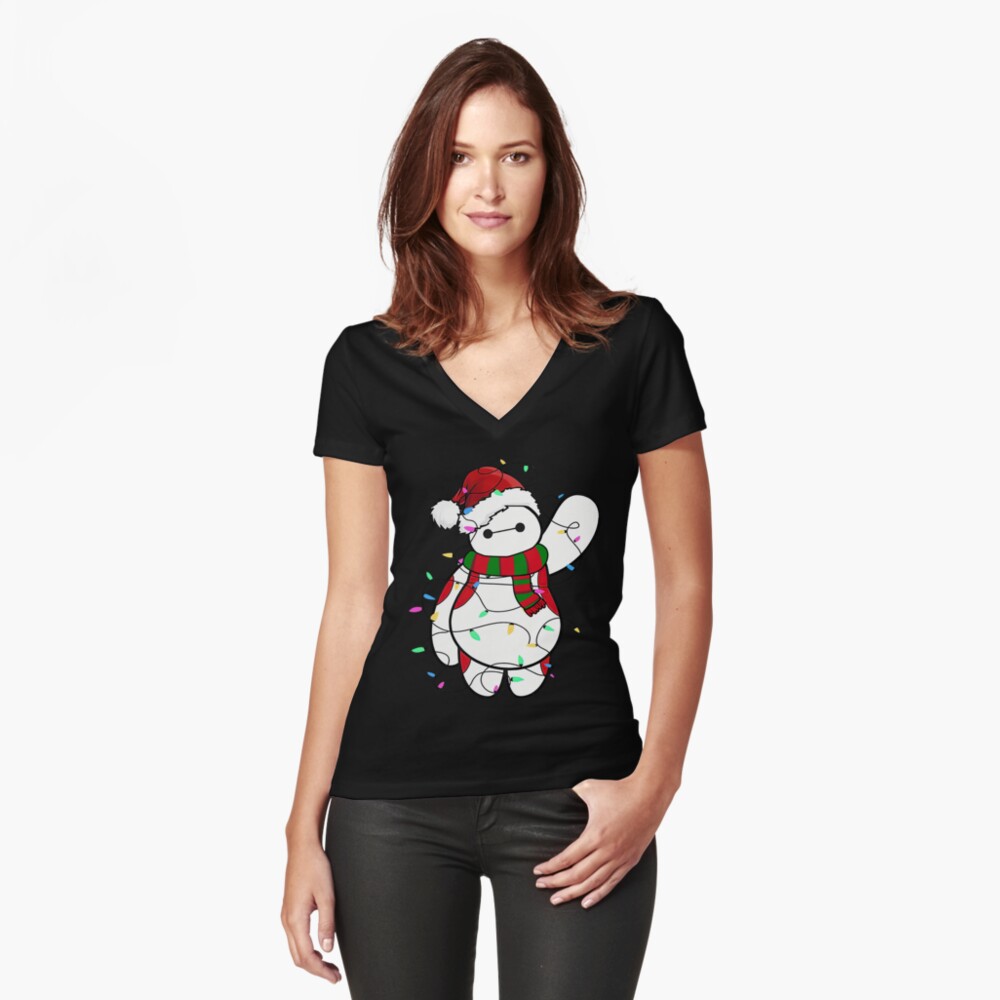 "Santa Baymax Robot Chirstmas Design" Sticker for Sale by AmeliaMahon ...