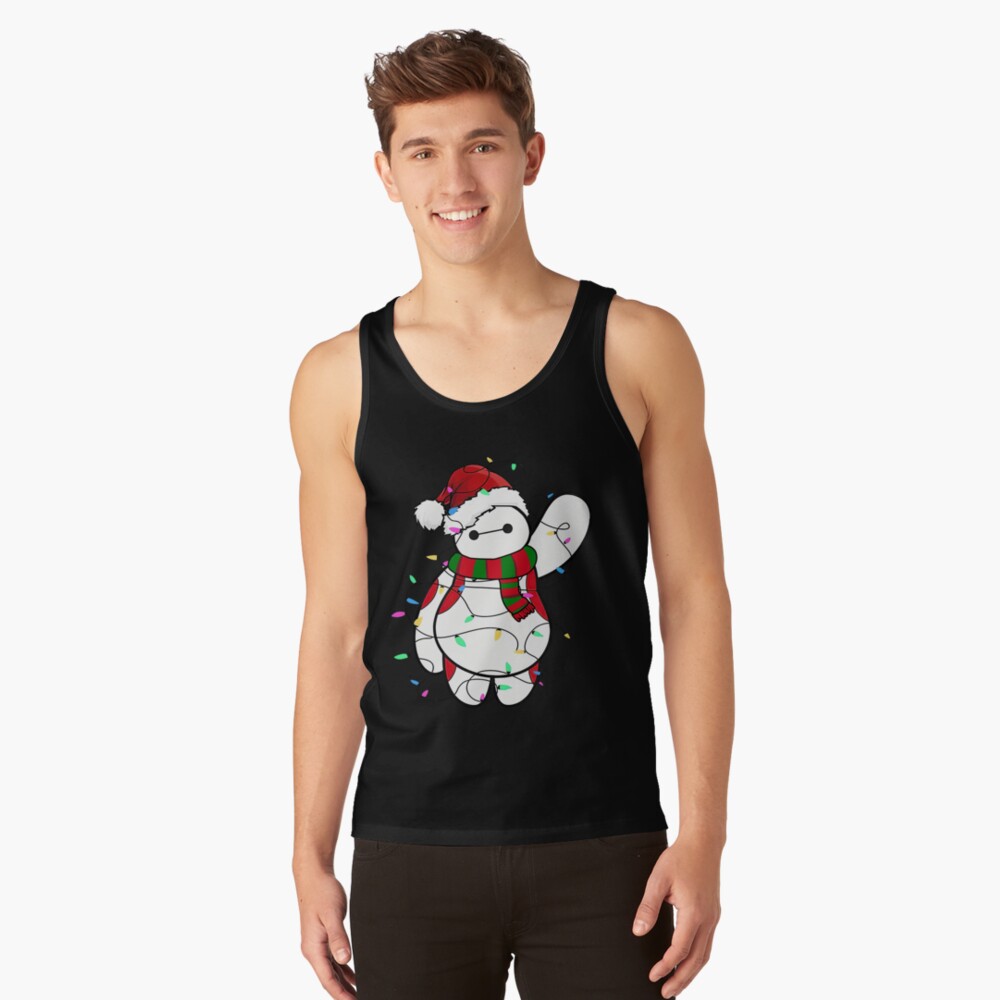 "Santa Baymax Robot Chirstmas Design" Sticker for Sale by AmeliaMahon ...