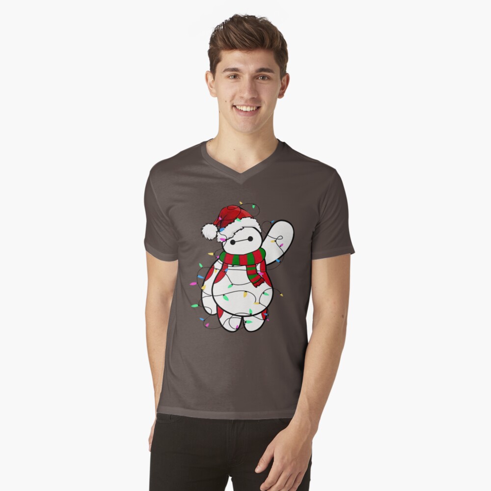"Santa Baymax Robot Chirstmas Design" Sticker for Sale by AmeliaMahon ...