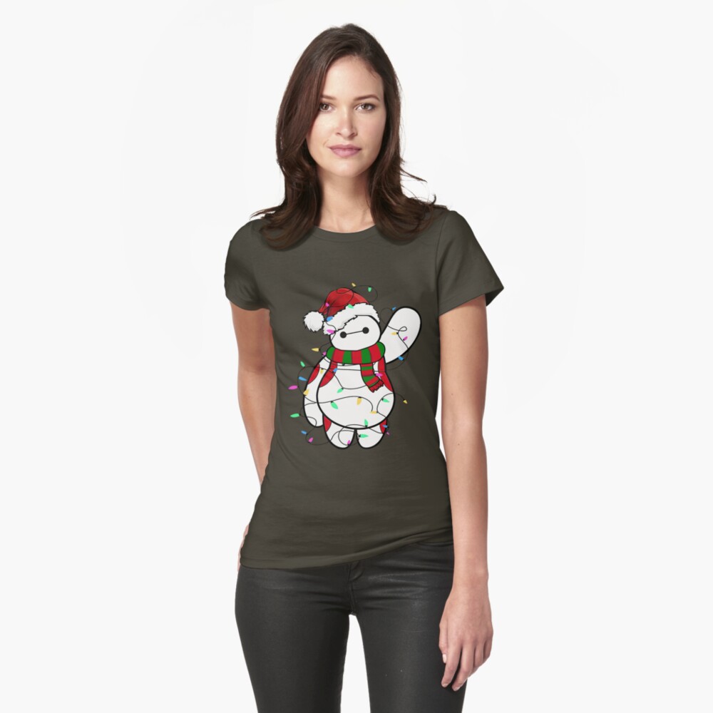 "Santa Baymax Robot Chirstmas Design" Sticker for Sale by AmeliaMahon ...