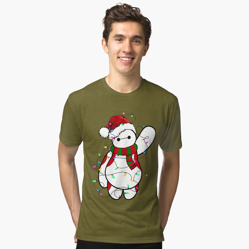 "Santa Baymax Robot Chirstmas Design" Sticker for Sale by AmeliaMahon ...