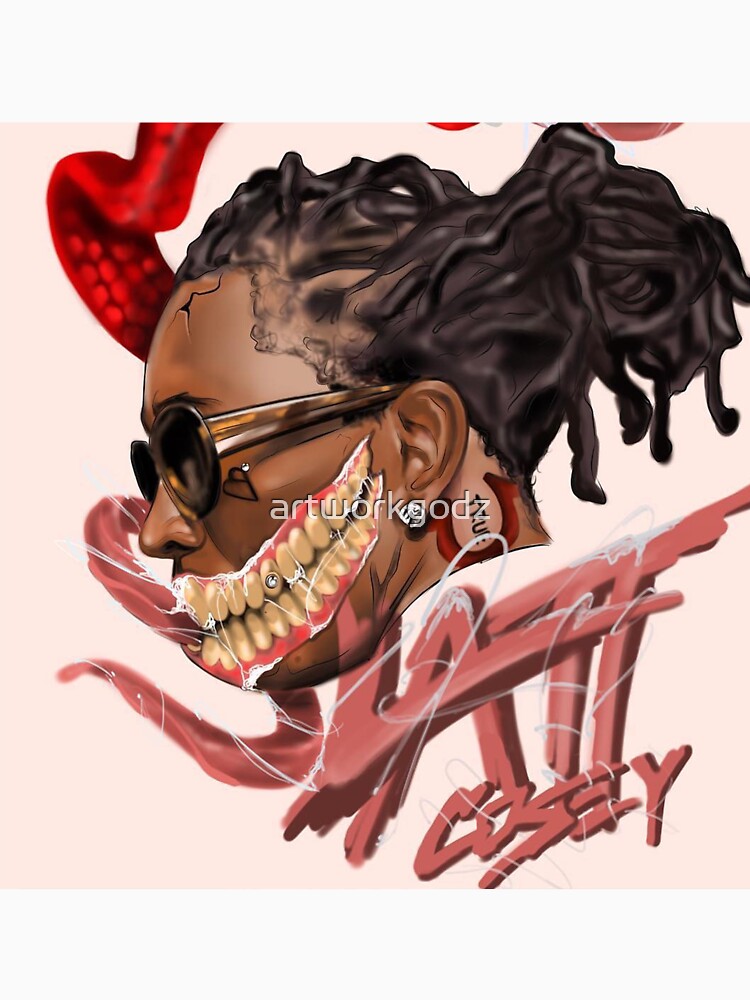 "Thugger" T-shirt for Sale by artworkgodz | Redbubble | trippie redd t ...