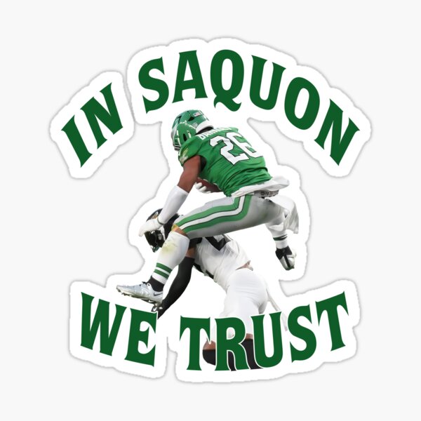 "Saquon Barkley In Saquon We Trust" Sticker for Sale by Mourad0 | Redbubble