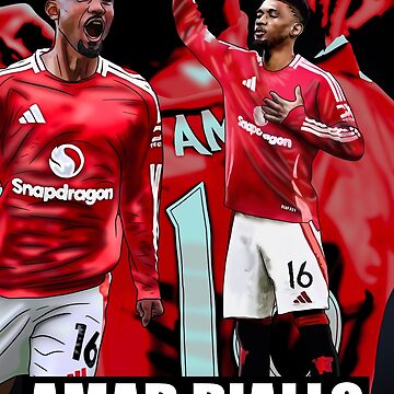 "Amad Diallo: Bold Black Heroic Design" Poster for Sale by ...