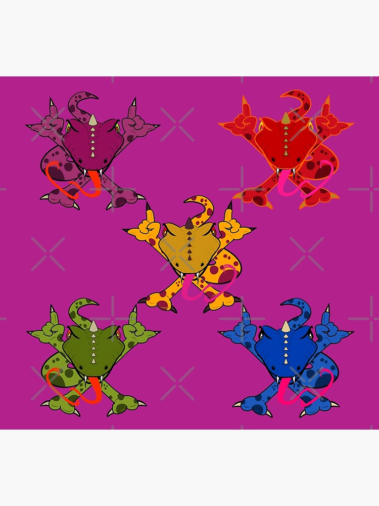 "ThunderLizards are Go! MetalHeads Chompy-Stompy Squad" Greeting Card ...