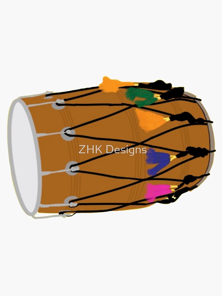 "Dhol 2.0" Sticker for Sale by daveendesigns98 | Redbubble