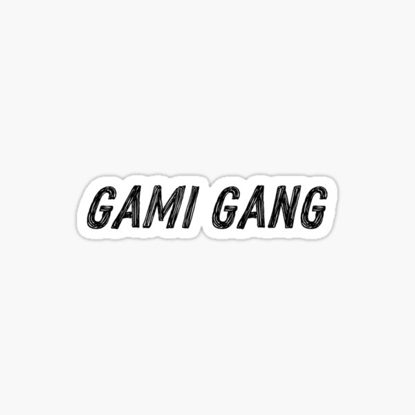 "Gami Gang" Sticker for Sale by teemix | Redbubble